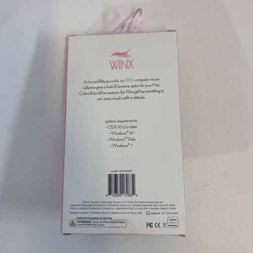 Winx Cheetah Wireless Mouse Battery Included WX-M230E Plug-n-Play Easy ...